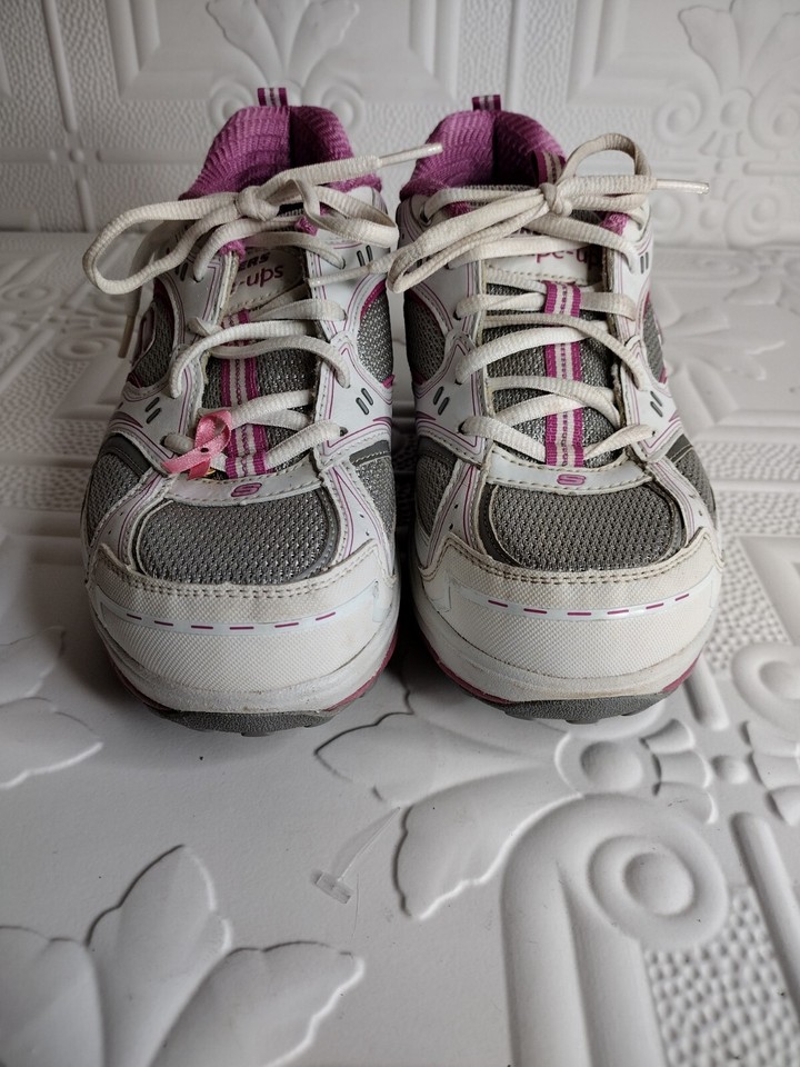Skechers Shape Ups Athletic Women's Size 9.5 Pink Ribbon Breast Cancer ...
