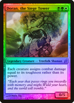 Doran, the Siege Tower FOIL Lorwyn HEAVILY PLD Rare CARD ABUGames | eBay