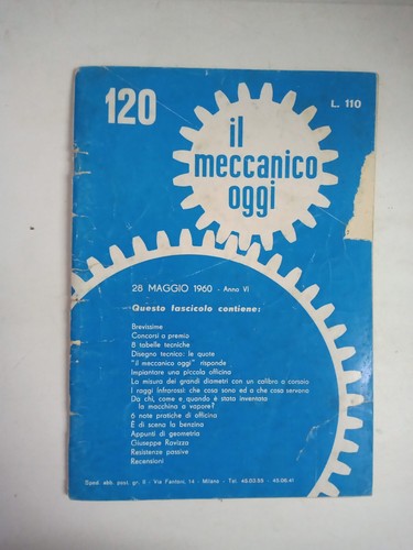 1960 05 28 Le Mécanique Hui 28 Mai 1960 N.120 Giuseppe Ravizza | eBay