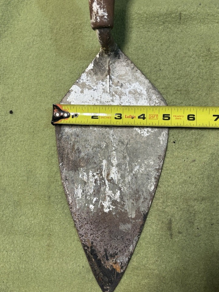 Vintage Masonry Brick Trowel 10" Blade Wooden Handle | eBay