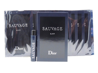 DIOR SAUVAGE ELIXIR 1.0ml .03fl oz x 10 COLOGNE SPRAY SAMPLE VIALS | eBay