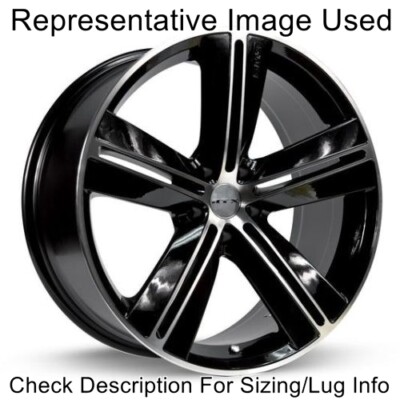 RTX Wheels 081086 SMS Black Machined 18x7.5 5x114.3 Offset 40 | eBay