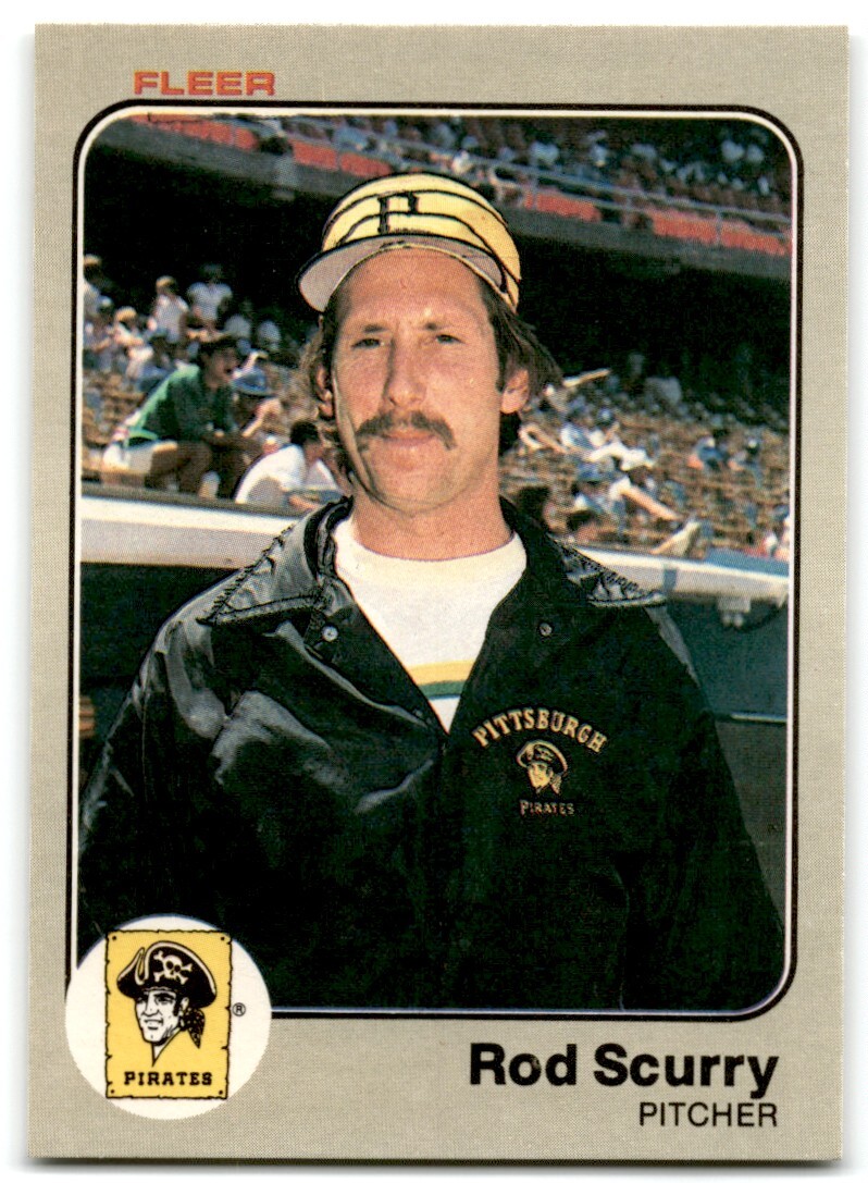 1983 Fleer Rod Scurry Pittsburgh Pirates #322 | eBay