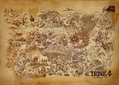 Trine 4, The Nightmare Prince Map, High Quality A3 or A2 Prints | eBay ...
