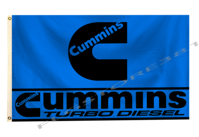 Cummins Flag Banner 3x5ft Turbo Diesel Ram Dodge Flag Wall Decor Garage ...