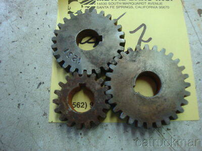 3 Different Small Lathe Change Gears w/ 7/16" Keyed Bore & 5/16" Face ...