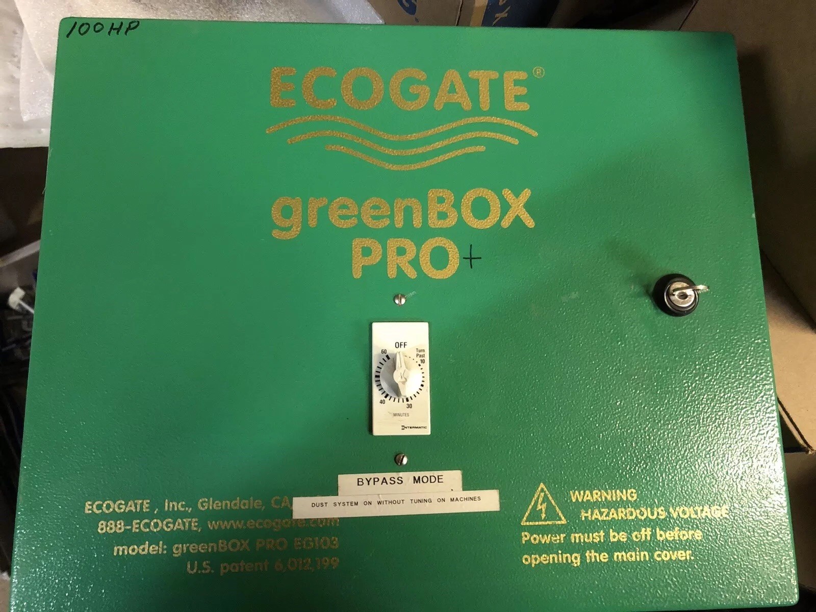 Ecogate Dust Collection System. Ecogate Greenbox Pro! Automatic Dust ...