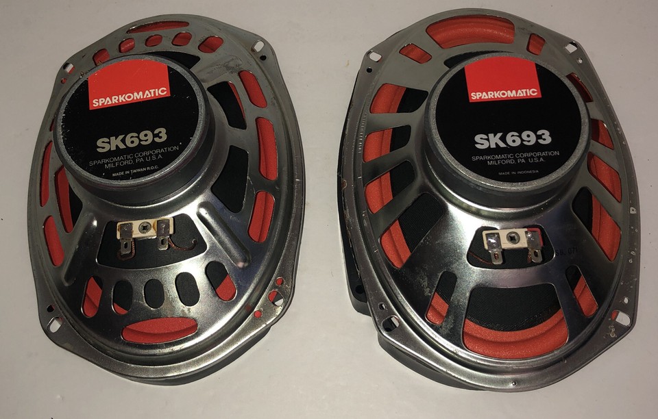 Sparkomatic SK693 3 way 6x9 deck mount car speakers-NEW Display Model ...
