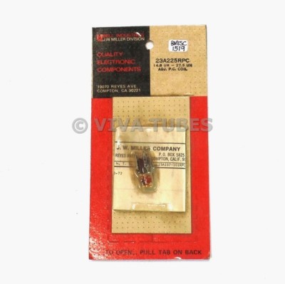 NOS NIB Miller 23A225RPC Adjustable P.C. Coil 14.8-27.5uH | eBay