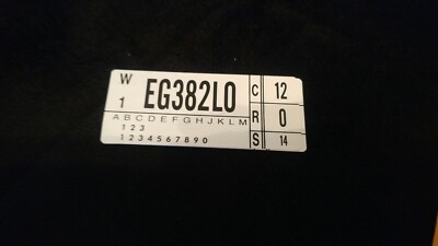 1974 MERCURY COUGAR MONTEGO MARQUIS BROUGHAM 351W ENGINE CODE DECAL ...