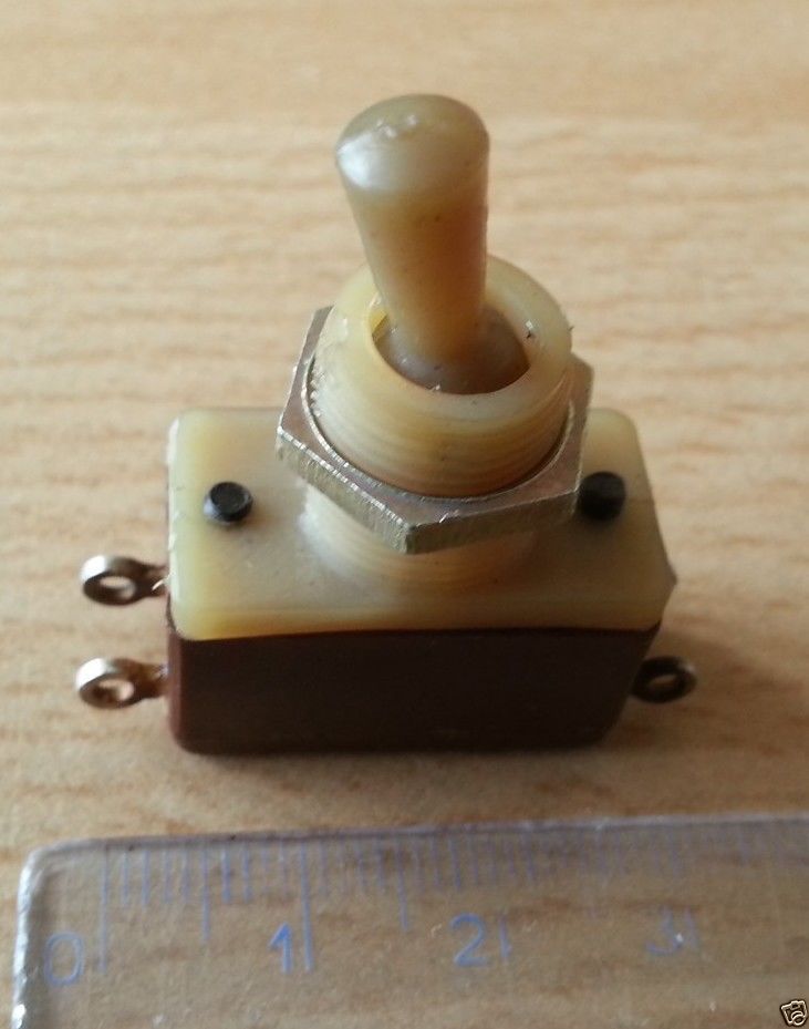 (Lot of 20 pcs) USSR Military Mini Toggle Switch TV2-1 1A 220V AC On ...