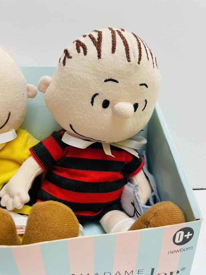 MADAME ALEXANDER THE PEANUTS GANG SET OF 3 CHARLIE BROWN LUCY LINUS ...