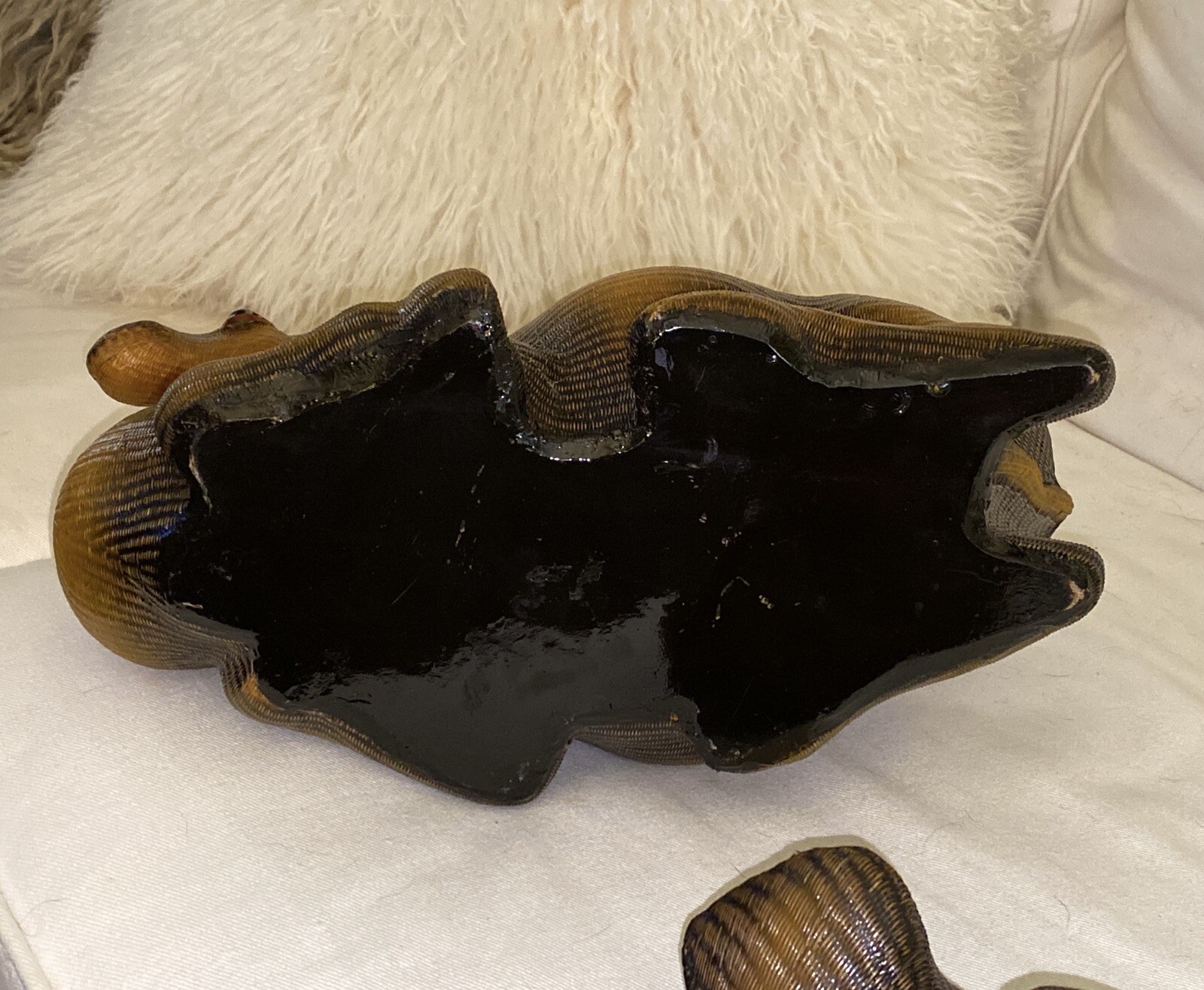 Vintage MCM Chinese SHANGHAI HANDICRAFTS Lidded Sitting Camel Basket ...