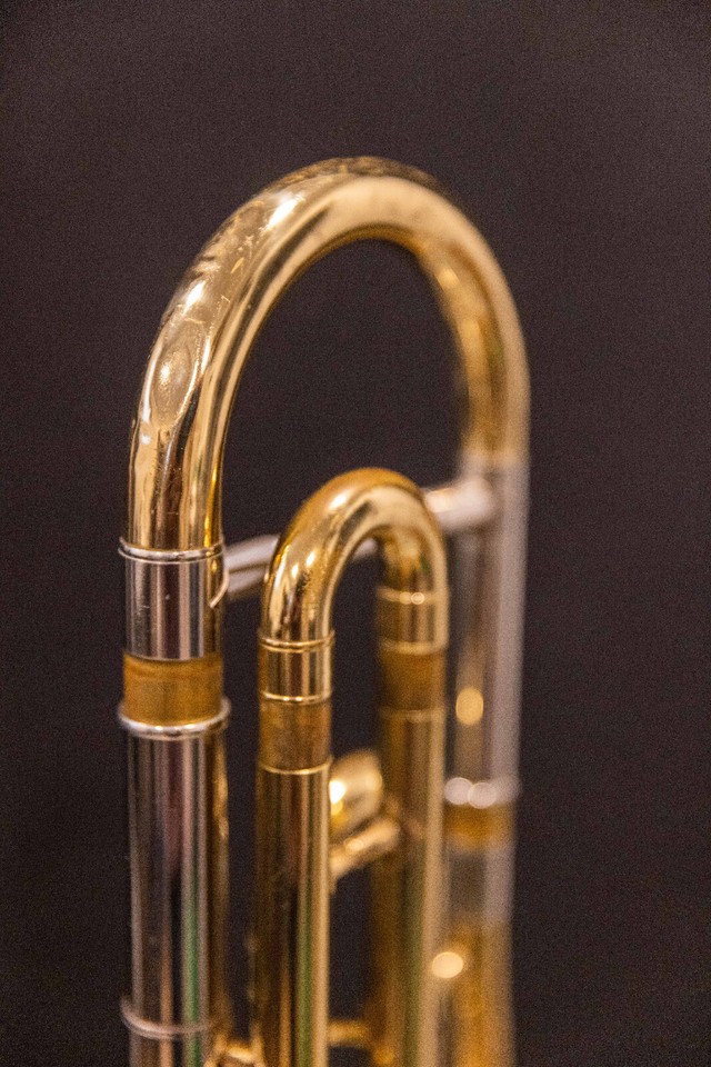 H.N. White King 3B Silversonic Trombone w/ f-trigger Pre-1966 BAM case ...