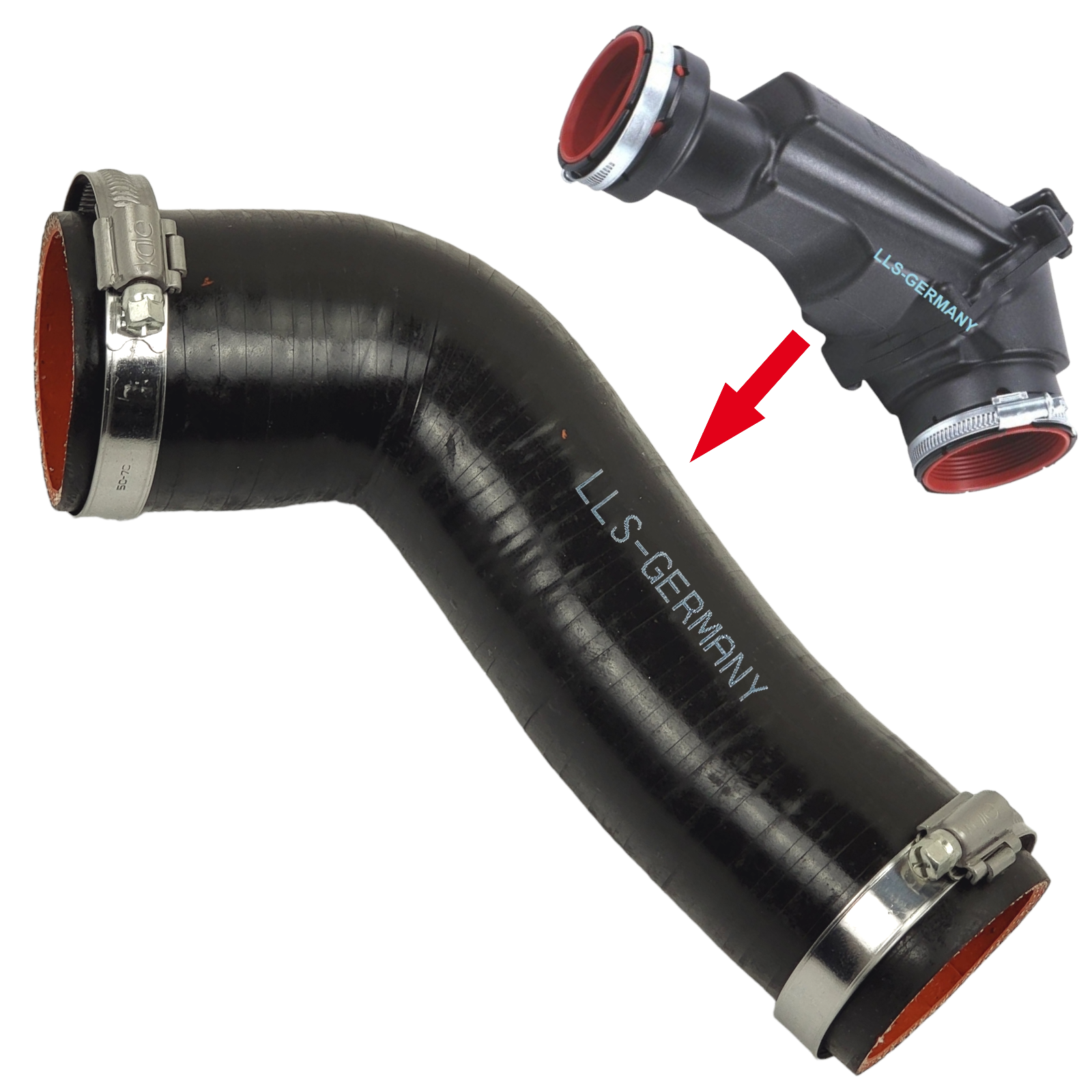 Resonator Turbo Hose for Volvo XC70 I Cross Country 2.4 D D5 AWD ...