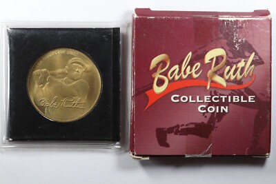 Babe Ruth "The Sultan of Swat" Collectible Coin Medal w/Box | eBay