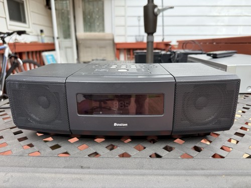 Boston MicroSystem CD AM FM Clock Alarm Working CD Player Tested No ...