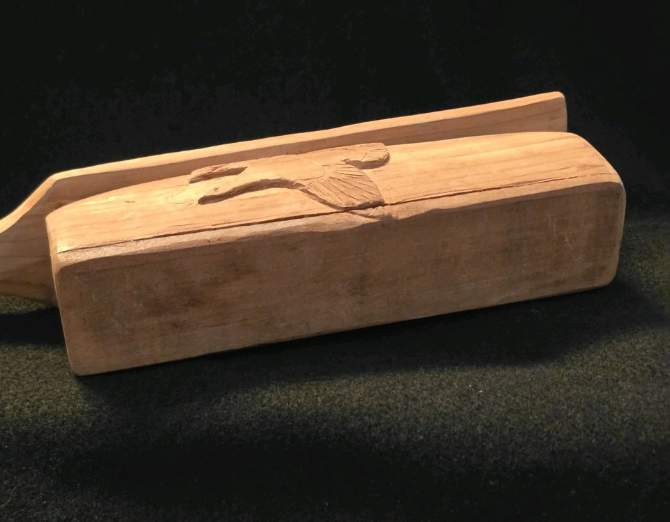 Turkey Box Call With Fokie Turkey and Shotgun Carved on the Sides of ...