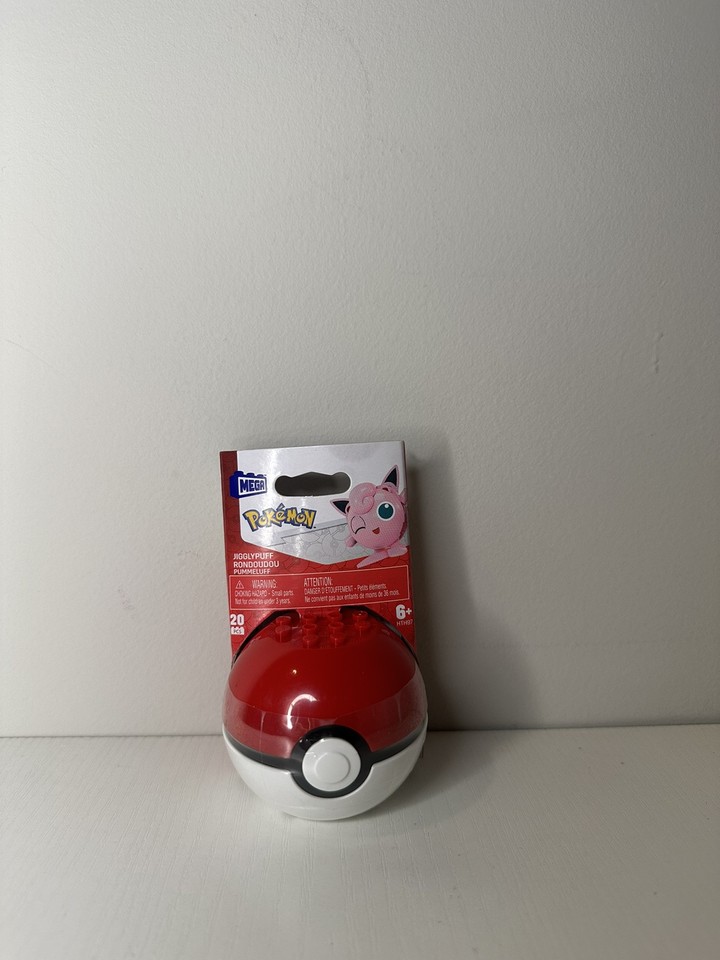 MEGA Pokemon Evergreen Jigglypuff Action Figure Building Set with Poke ...