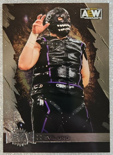 #86 EVIL UNO 2022 SkyBox AEW Metal Universe DARK ORDER | eBay