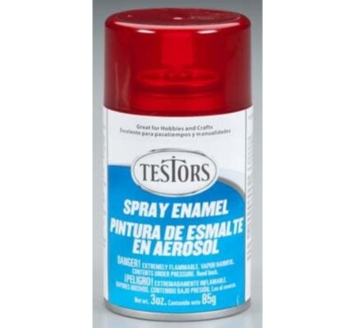 Testors Candy Apple Red Enamel Spray Paint 3oz | eBay