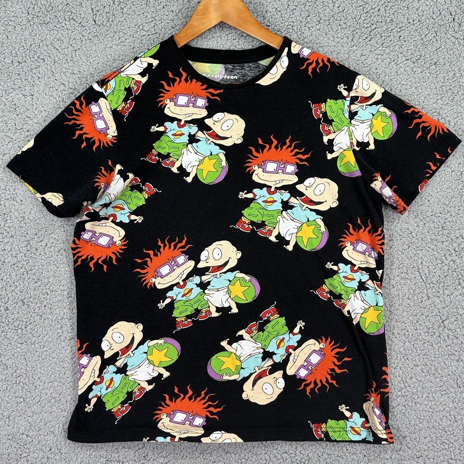 Nickelodeon Rugrats All Over Print Size Medium T-Shir… - Gem