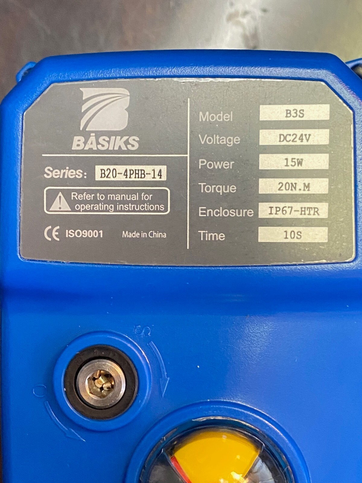 BASIKS 2 INCH BALL VALVE ACTUATOR B20-4PHB-14 24V DC OPEN/CLOSE NEW | eBay