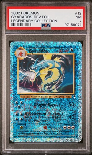 2002 Pokemon Reverse Holo Legendary Gyarados #12 Near Mint PSA 7 | eBay