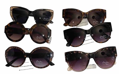 P DIDDY SEAN JOHN Women’s Women Sunglasses Cat Eye Round Oval LOT OF 6 ...
