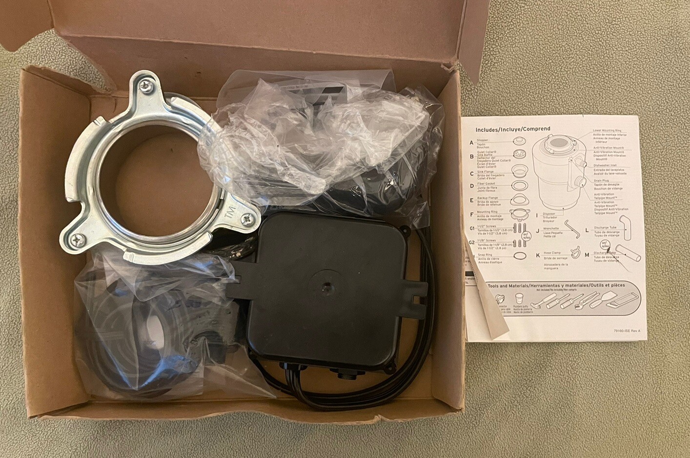 Insinkerator Parts Pieces Lot New 78252 - 78874 - 76696 - Hose ...