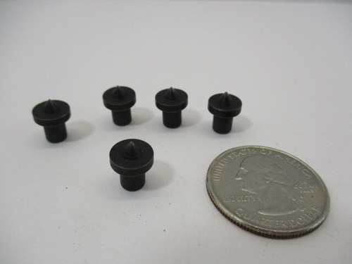 (5) Steel TRANSFER BUTTON s, .200" Shank, .440" Tall Locator Pin, B O ...