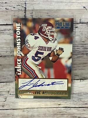 1997 Pro Line Autographs - Lance Johnstone | eBay
