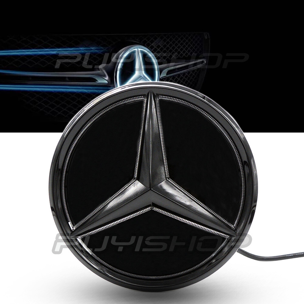 Illuminated Black Led Grill Emblem Logo Light For Mercedes Benz GLC GLS ...