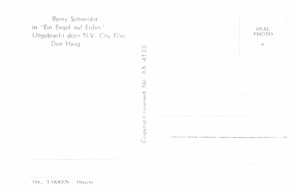 Romy Schneider Original- Carte Postale Numéro 1672 D | eBay