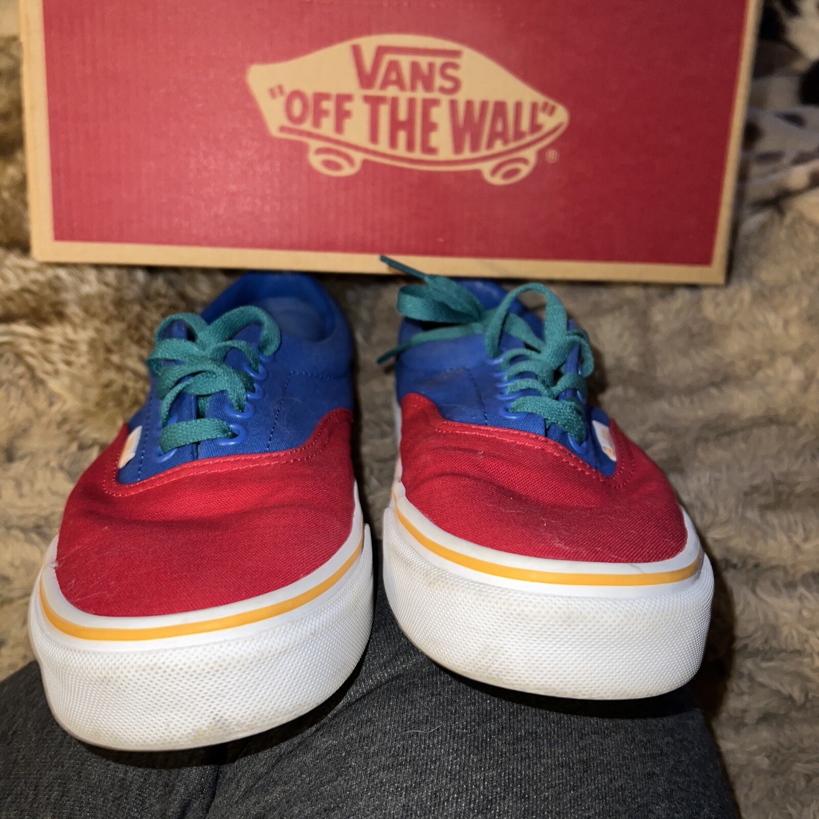 VANS Era Sneakers Multi Primary Colors Men 8 Women 9.… - Gem