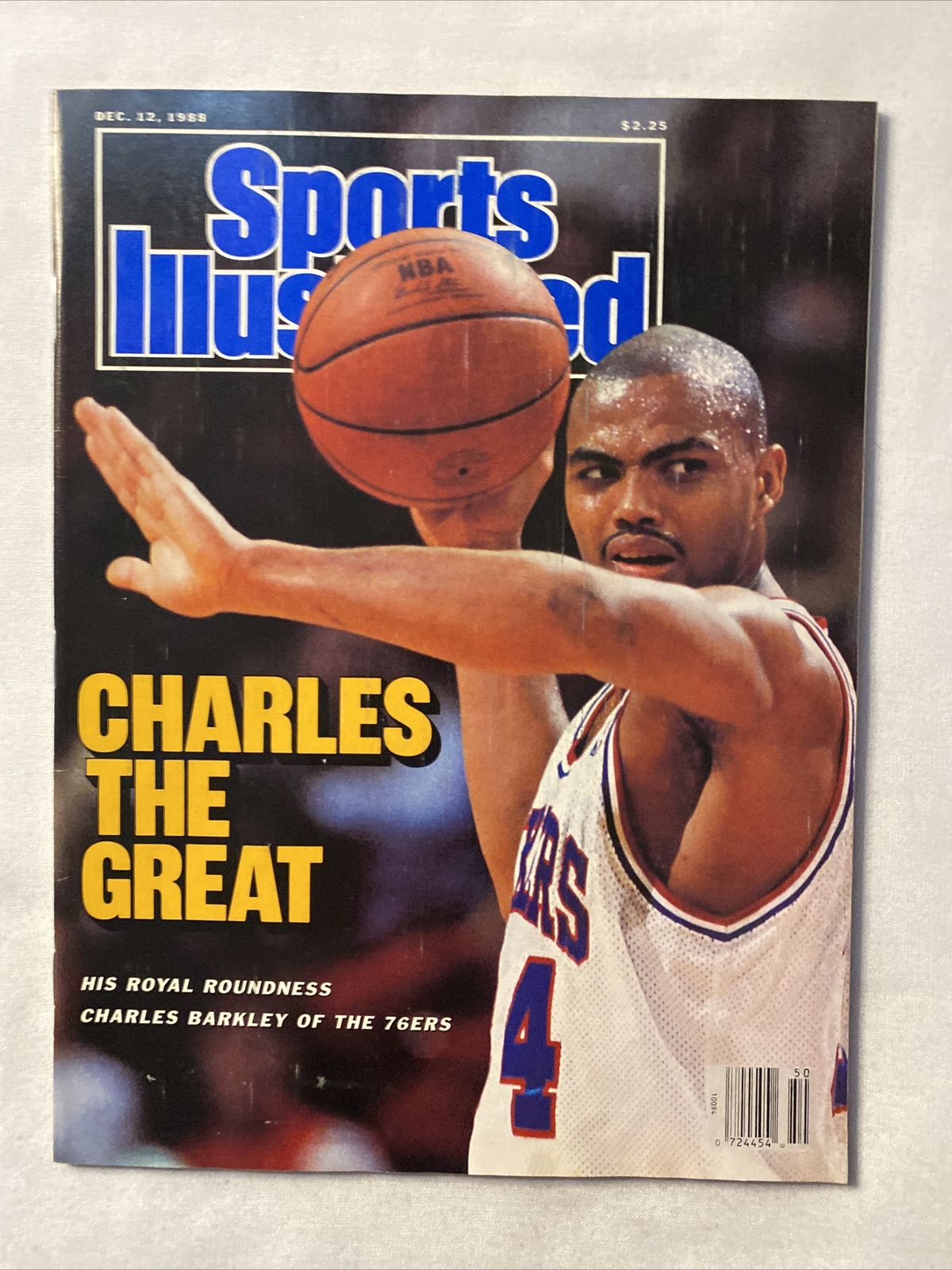 1988 Dec. 12, Sports Illustrated Magazine, Charles Barkley Of The 76ers ...