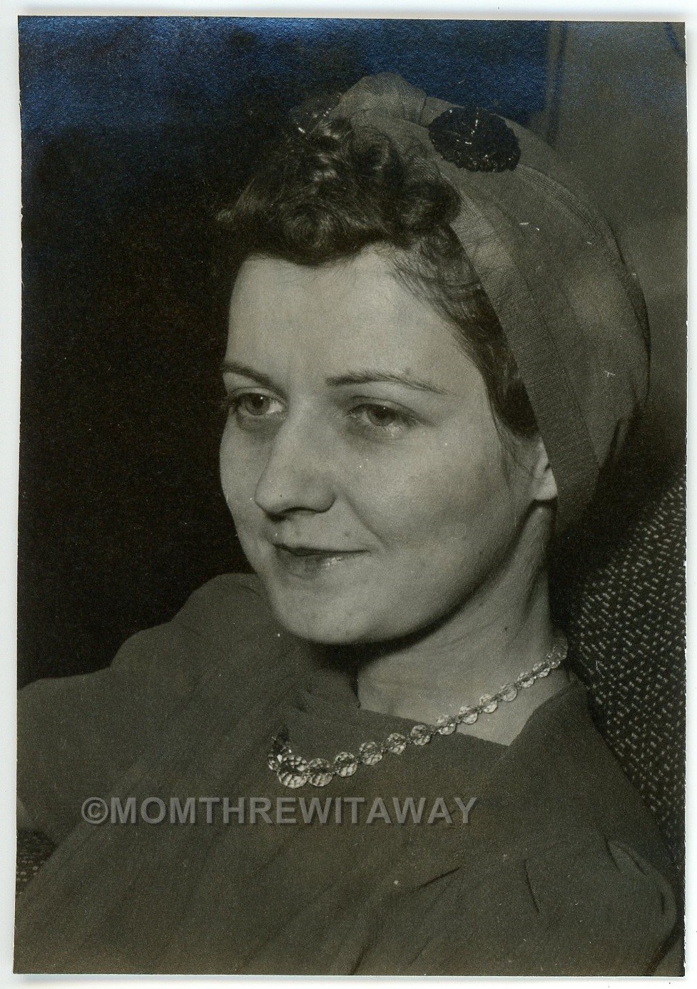 1940 PHOTO ME Maine West Gardiner Kennebec Portrait of Woman Dorothy M ...