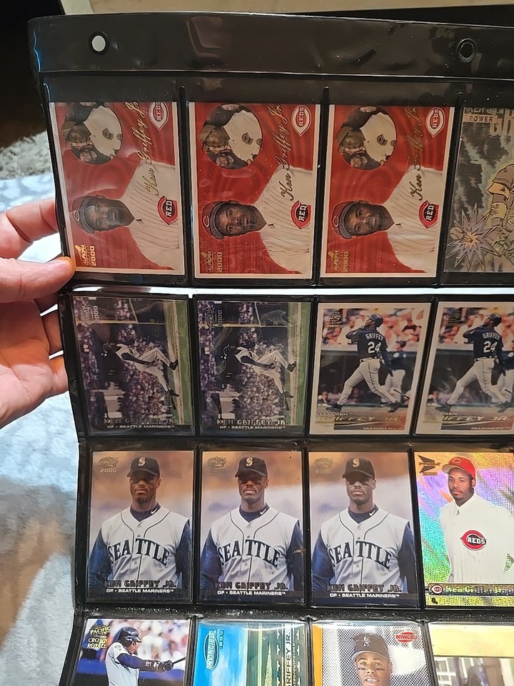 Vintage Baseball & Football Card Album Lot 1980s–2000s 50+ Pages Mixed ...