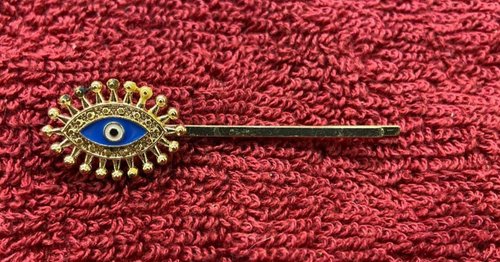 Evil Eye Hair Gold Colored Bobby Pin B13 | eBay