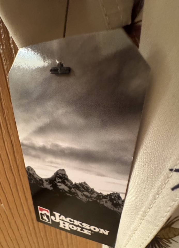 Jackson Hole Fly Fishing Design Shirt Men’s Size Large NWT | eBay UK