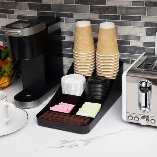Cup and Condiment Station, Set of 2, Countertop Organizer, Coffee Bar ...