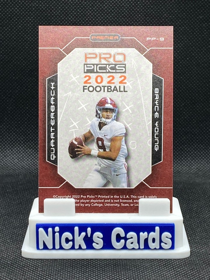 2022 Pro Picks Premier - Holo-Star #PP-9 Bryce Young Alabama Crimson ...