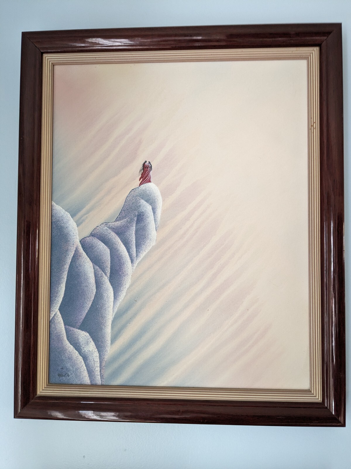 Original Bill Rabbit Framed Painting "Trust" | eBay