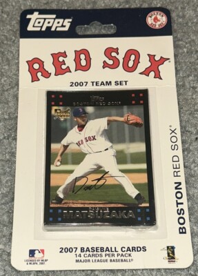 Boston Red Sox 2007 Topps Baseball Card Team Set- World Series MLB | eBay