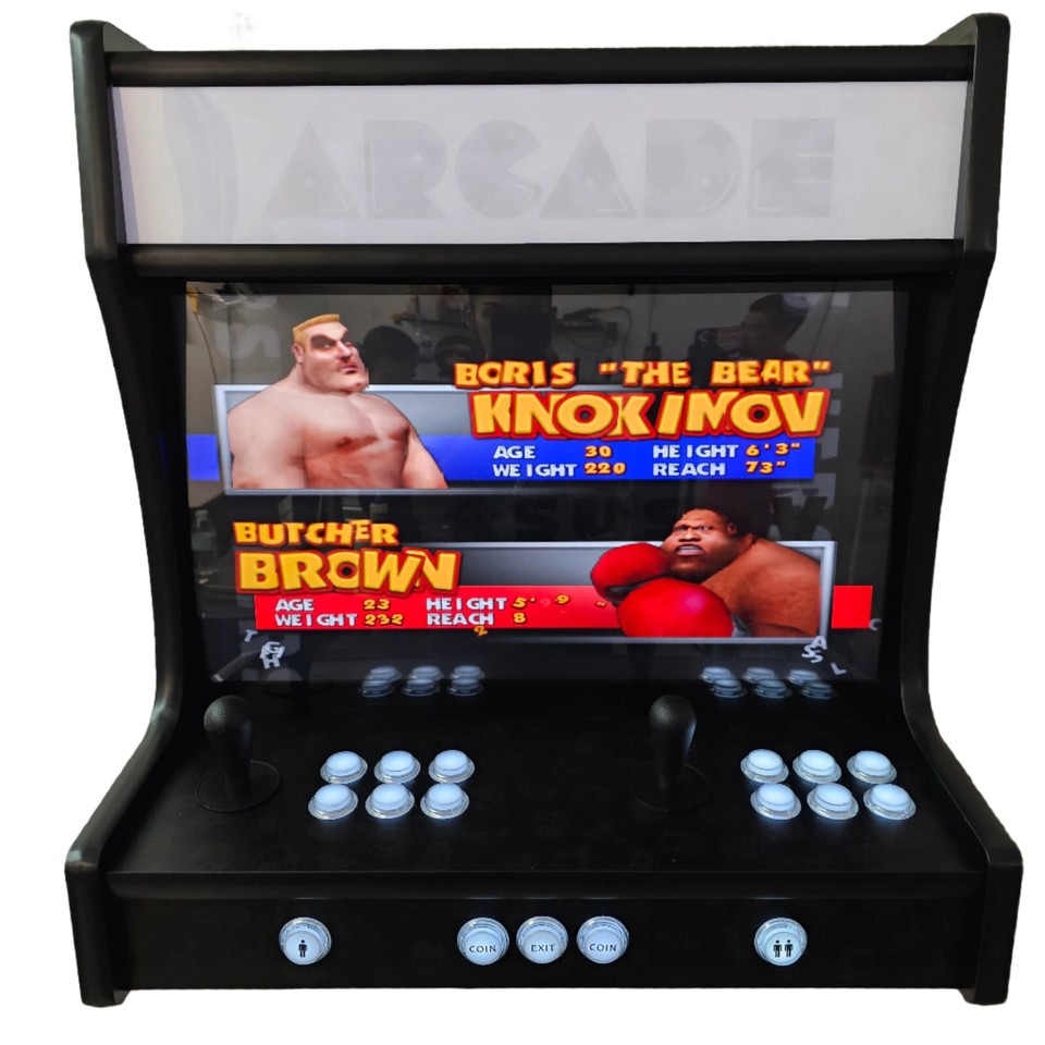 Black and White Themed Wall Mountable Arcade Machine | eBay