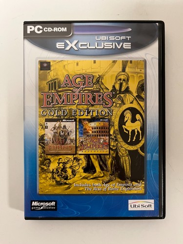 Age of Empires Gold Edition PC CD-ROM Ubisoft Exclusive - Complete ...