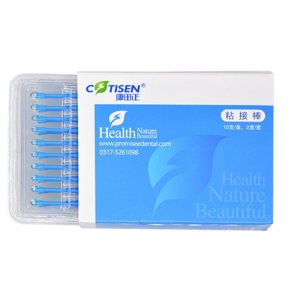 1 Kit 20 Pc Dental Veneers Teeth Stick Adhesive Rod For Inlay Crowns ...