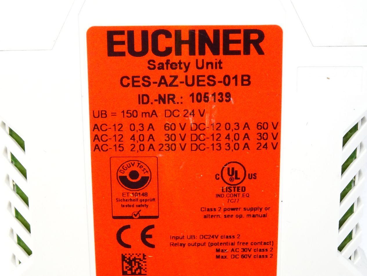 Euchner Safety Unit CES-AZ-UES-01B online kaufen | eBay