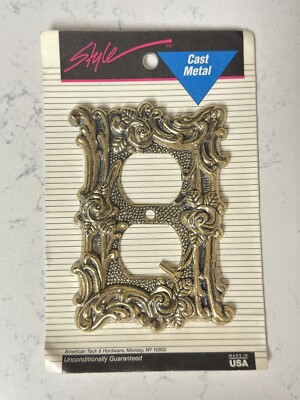 Vintage Outlet Cover Ornate Rose Cottage American Tack & Hardware Wall ...