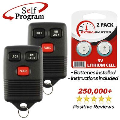 2 For 1994 1995 1996 Ford Bronco Remote Keyless Entry Key Fob | eBay